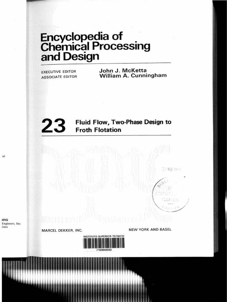 Encyclopedia of Chemical Processing and Design Vol23 PDF | PDF