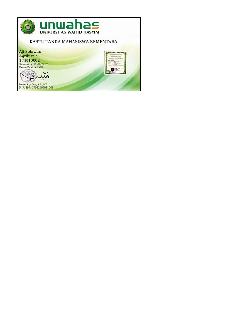 KTM Sementara-Aji Setawan | PDF