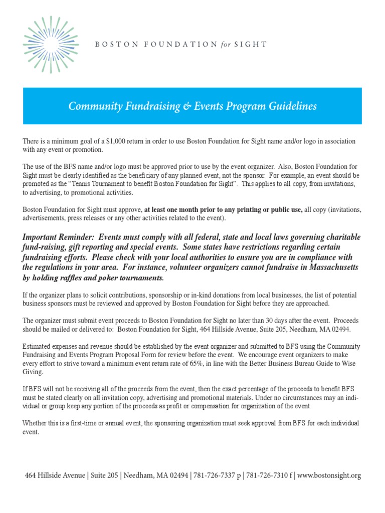 Fundraising Event Program Template | PDF | Fundraising | Foods