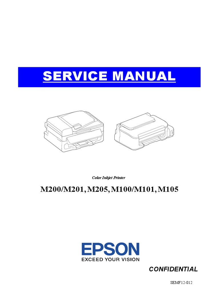 Epson M100 M105 M200 M205 PDF | PDF | Troubleshooting | Image Scanner