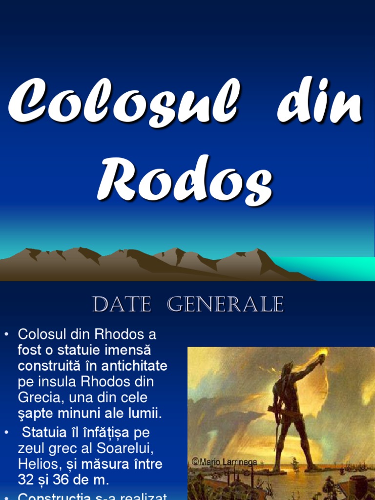 Colosul Din Rodos | PDF