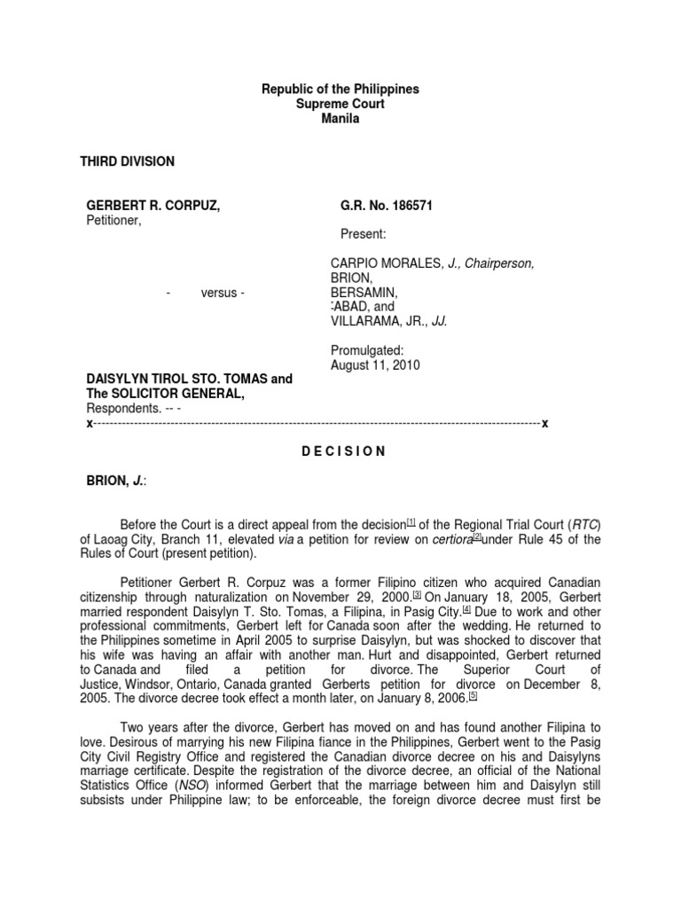 Recognition of Foreign Divorce | PDF | Marriage | Divorce