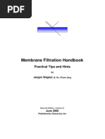 CIP Calculation | PDF | Membrane | Pump