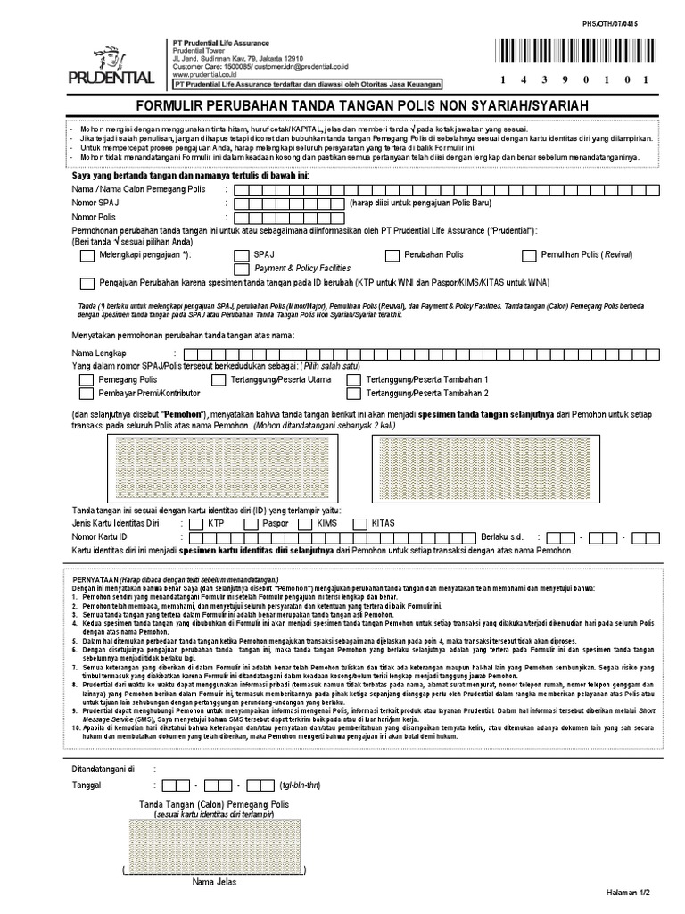 Perubahan TTD PDF | PDF