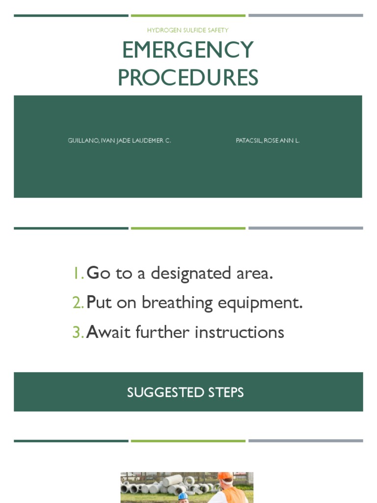 Emergency Procedures: Hydrogen Sulfide Safety | PDF