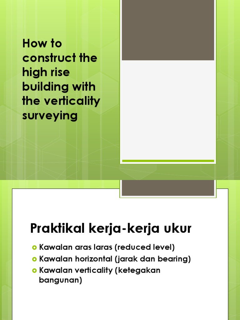 High-Rise Building Verticality Survey Guide | PDF