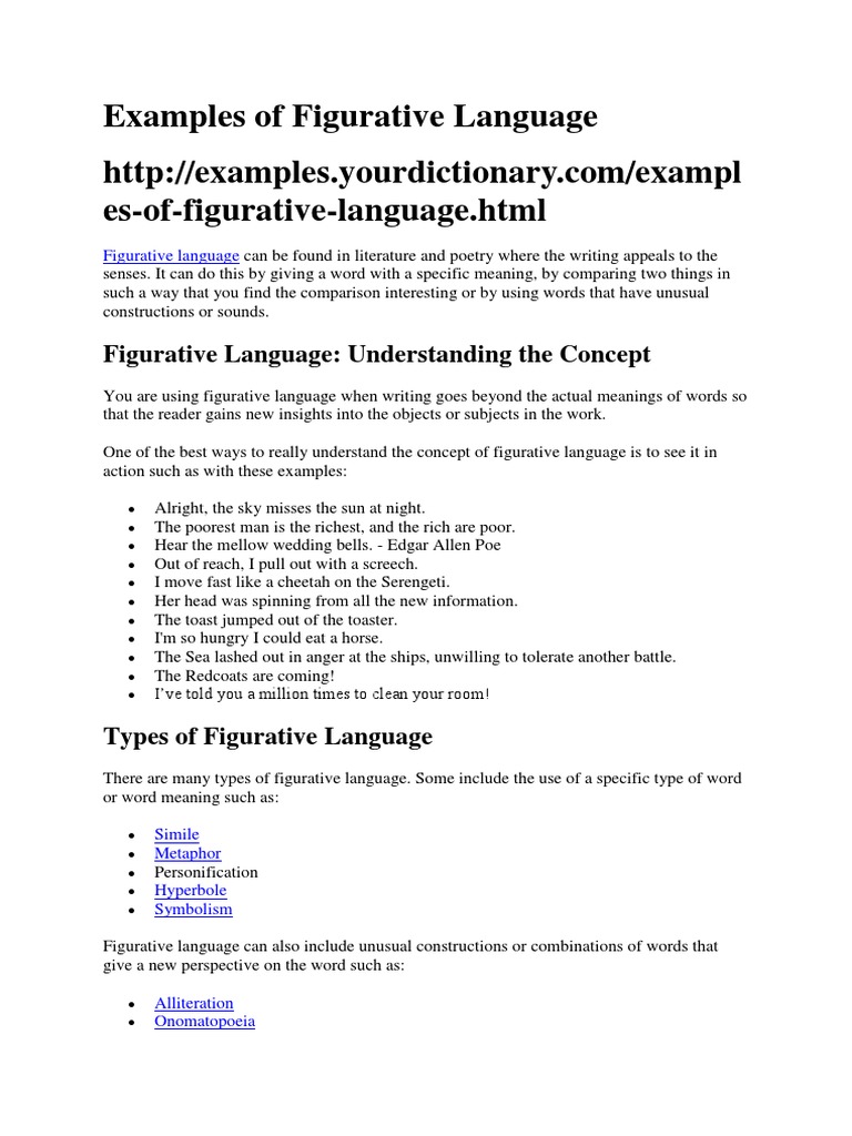 Figurative Language in "The Raven" | PDF | The Raven | Metaphor
