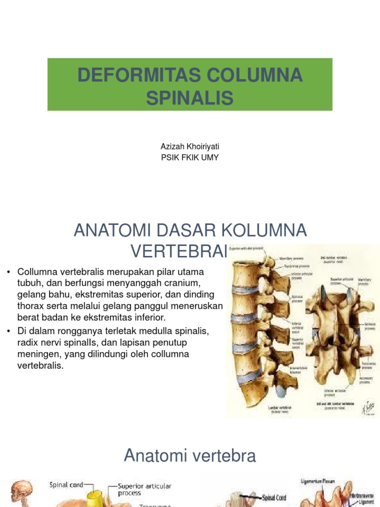 Deformitas Columna Vertebrae | PDF