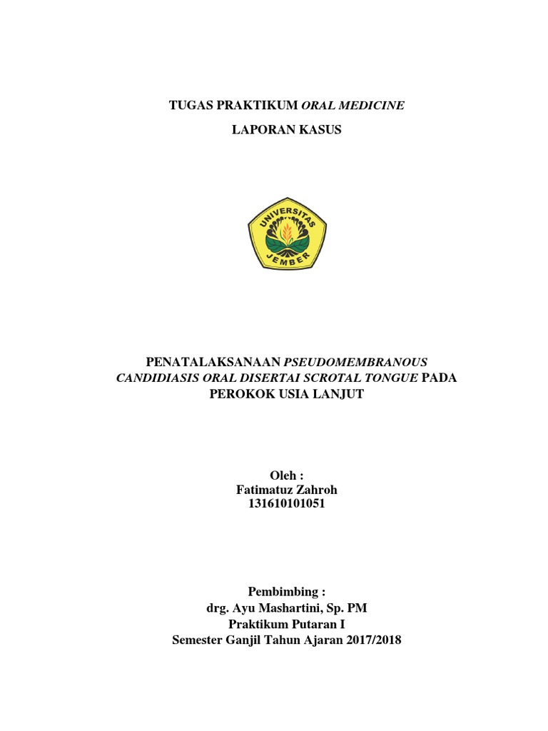 Lapsus Candidiasis Oral 1351 | PDF