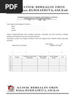Kalender KB Suntik 1 Bulan Dan 3 Bulan | PDF