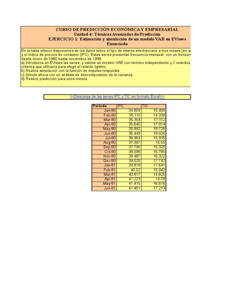 Eviews Curso | Descargar gratis PDF | Tecnología de información y comunicaciones | Ecuaciones