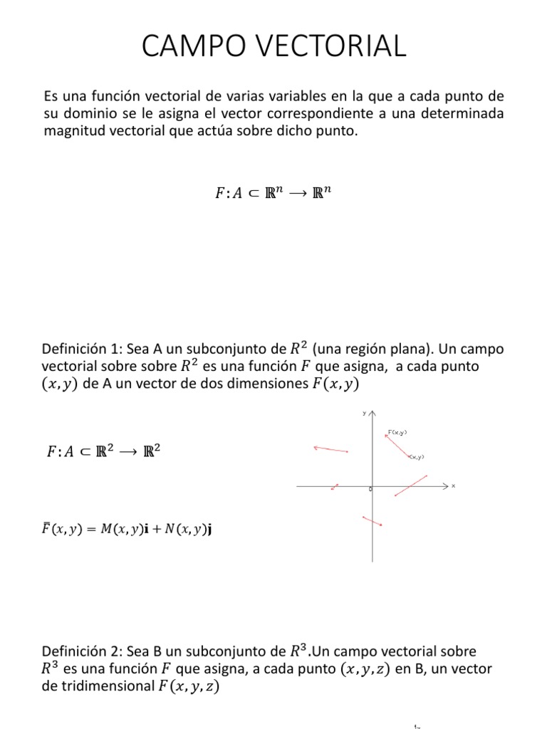 Campo Vectorial | PDF