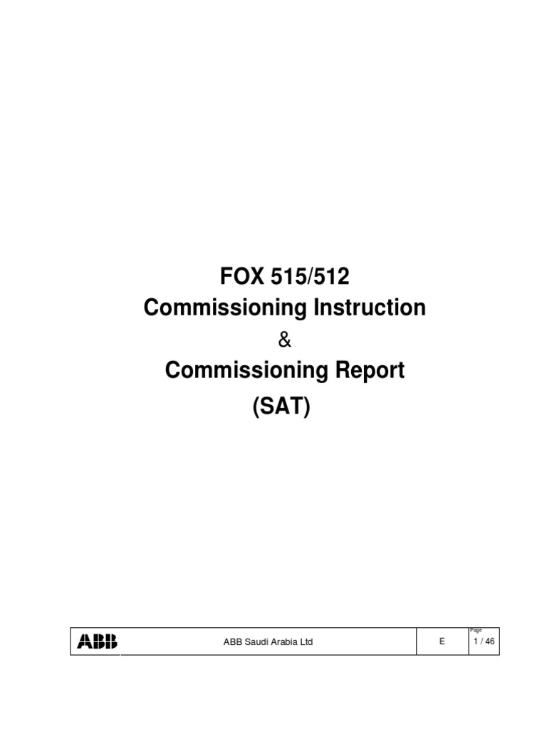 FOX 515/512 Commissioning Guide | PDF | Telecommunications Engineering ...