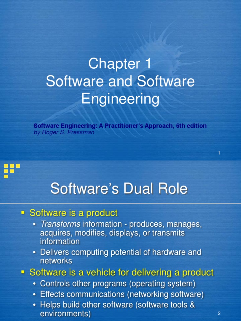 Software and Software Engineering: Software Engineering: A Practitioner ...