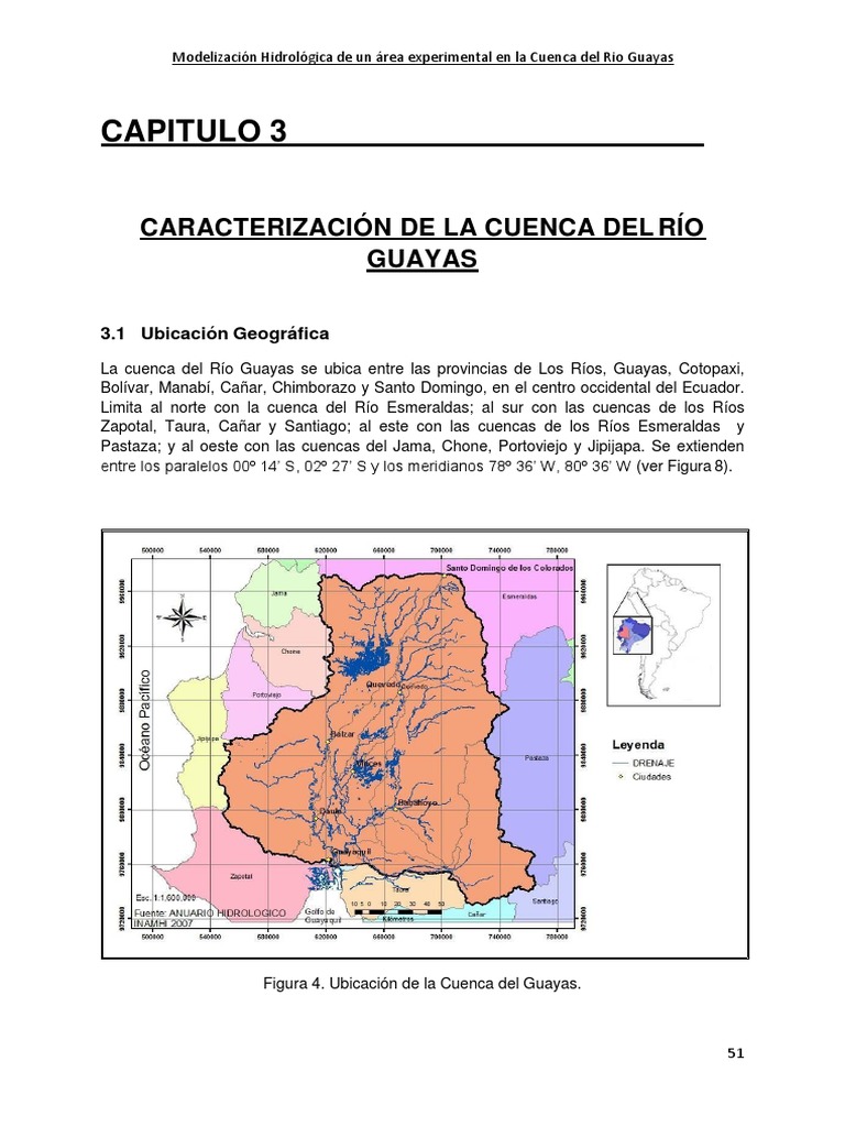 Caracteristicas Cuenca Del Rio Guayas | Clima | Cuenca de drenaje
