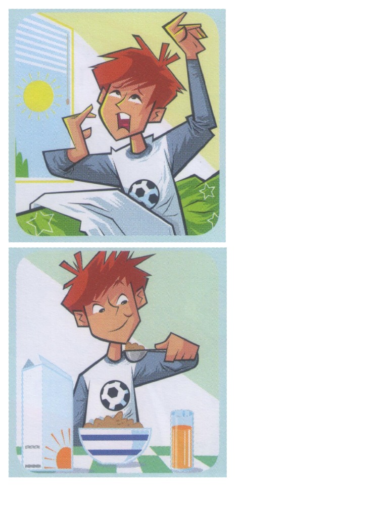 Flashcards Daily Routine Present Simple | PDF