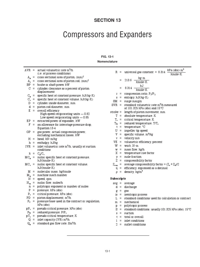 M13 | PDF | Gas Compressor | Gases