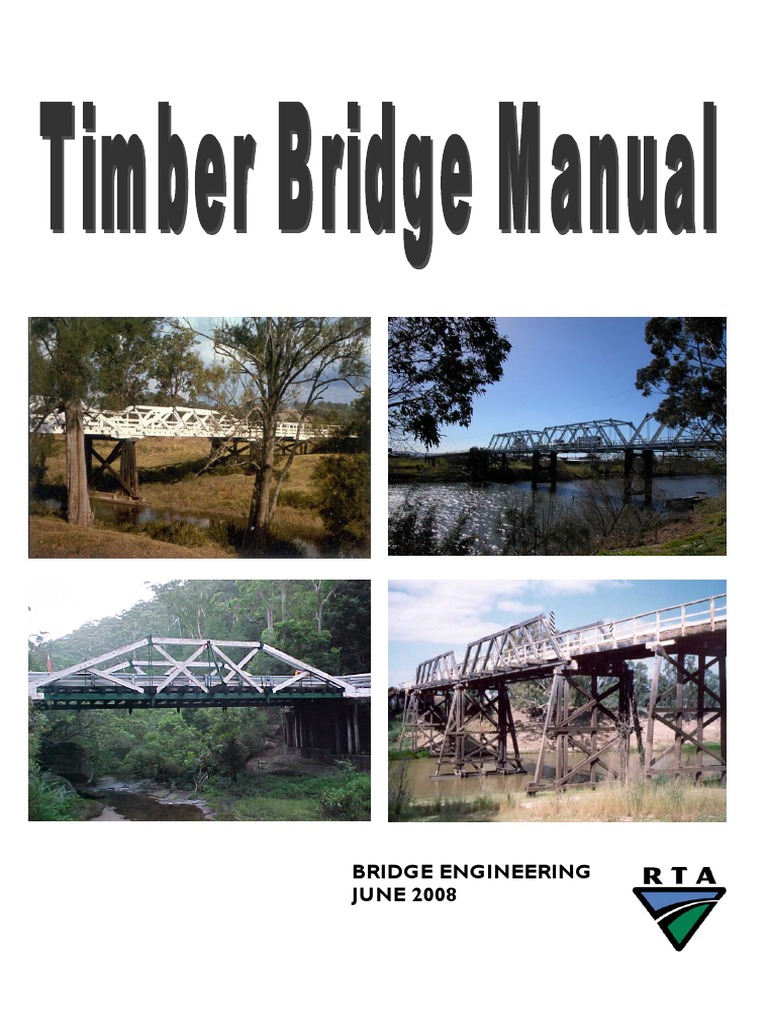 Timber Bridge Manual 1 PDF | PDF | Lumber | Wood