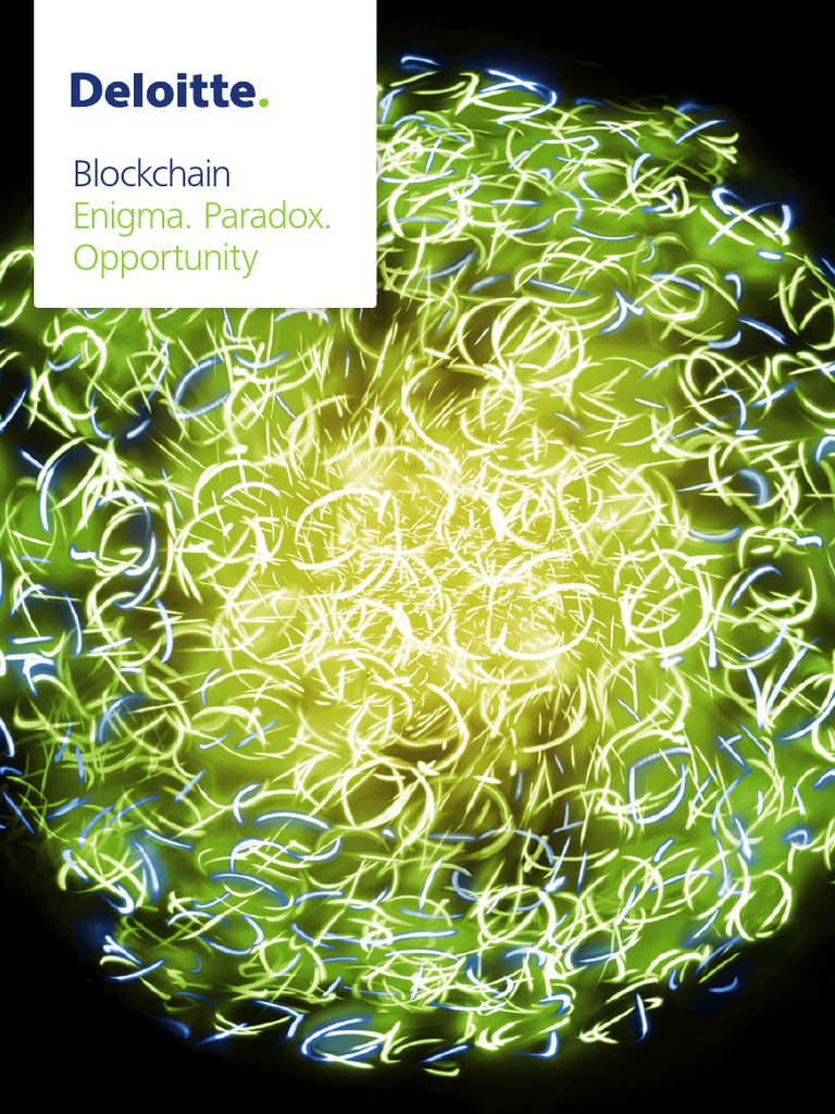 Deloitte Uk Blockchain Full Report PDF | PDF | Blockchain (Database ...