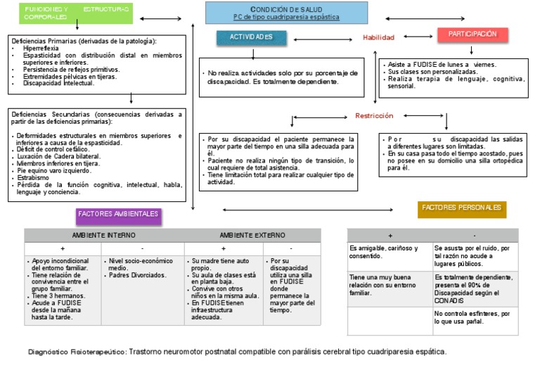 Cuadro CIF | PDF | Parálisis cerebral | Invalidez