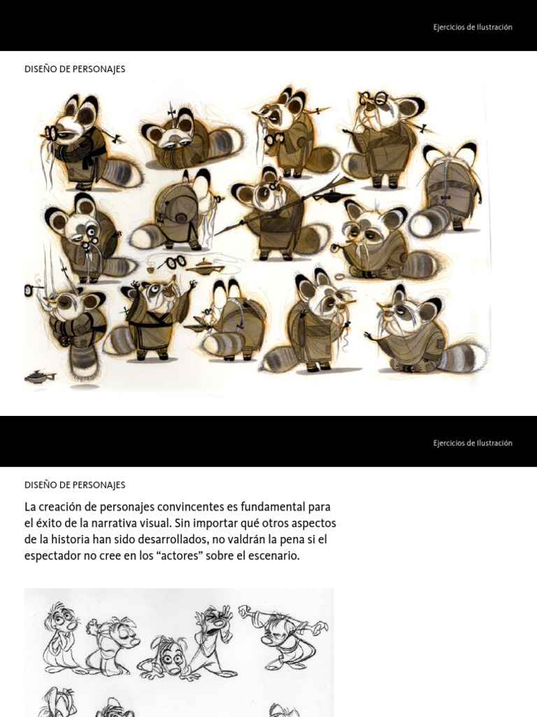 Diseño De Personajes Pdf Era De Iluminacion Diseño