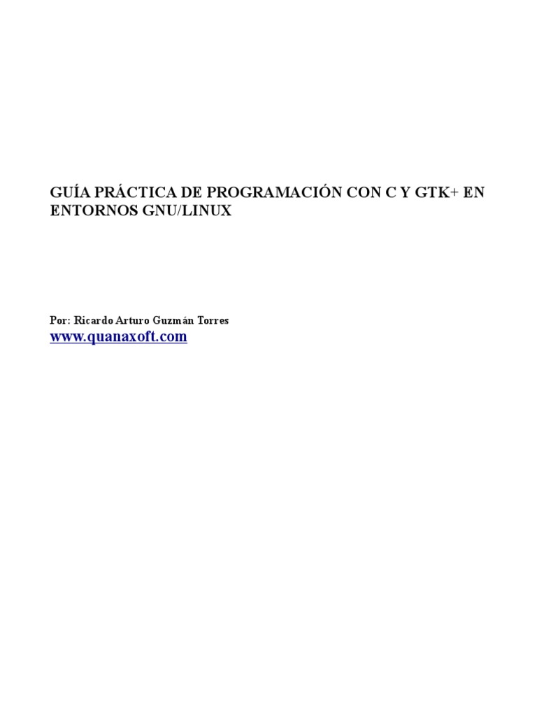 Tutorial GTK+ PDF | PDF