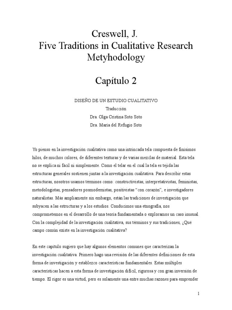 Creswell Pdf Información Investigación Cualitativa