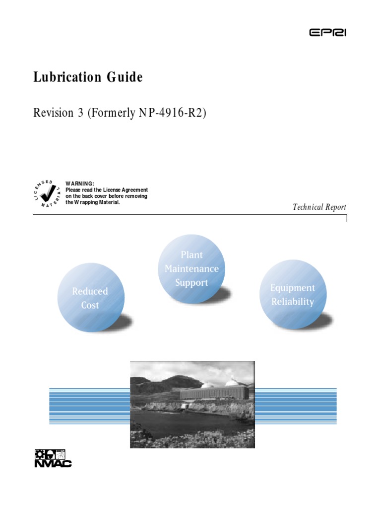 EPRI Lubrication Guide PDF | PDF