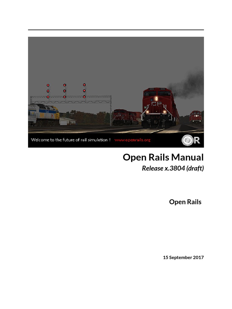 OpenRails Testing Manual | PDF | Rail Transport | Vehicles