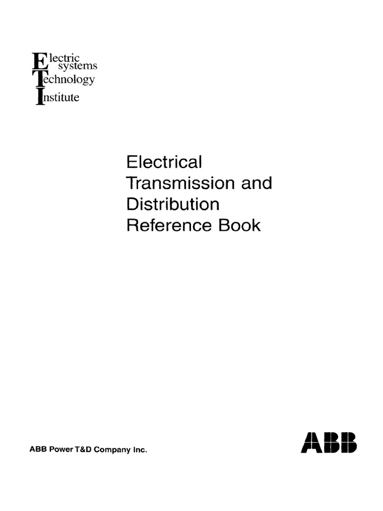 ABB Electrical Transmission Reference Book PDF | PDF