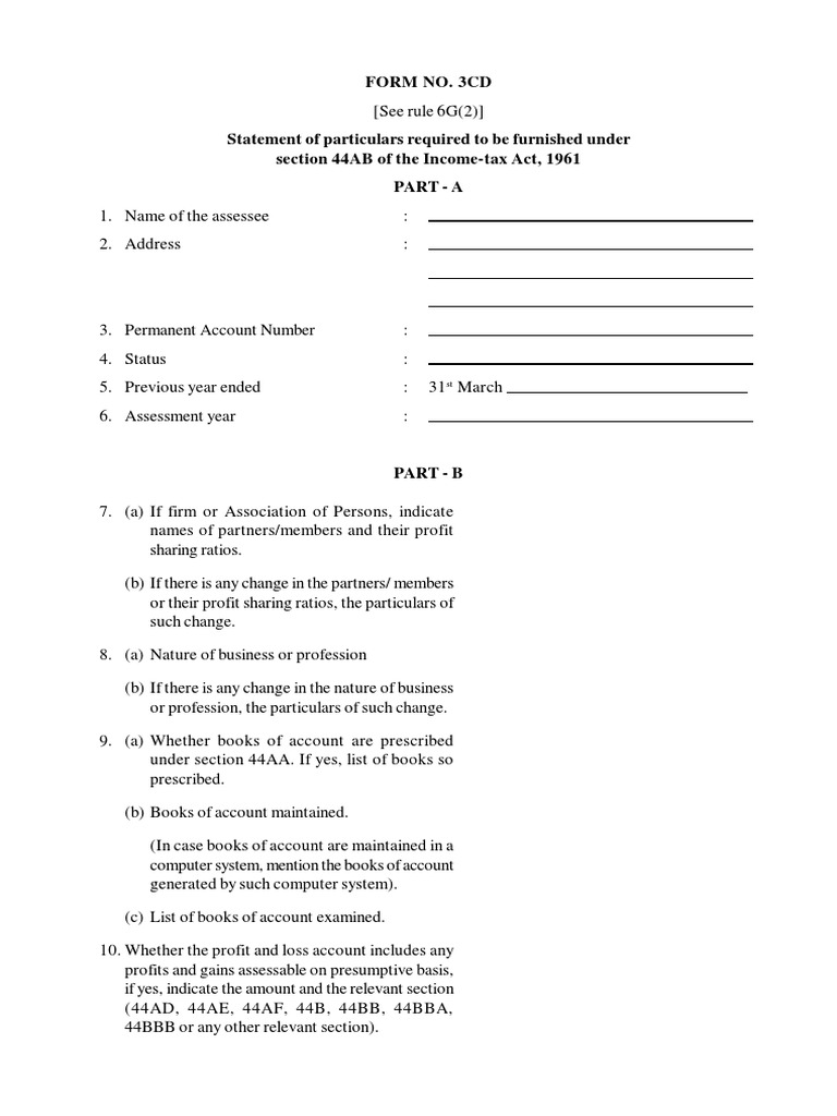 Form No. 3Cd | PDF | Debits And Credits | Expense