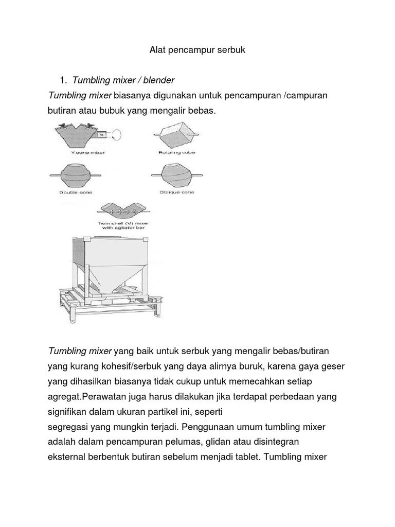 Alat Mixing | PDF