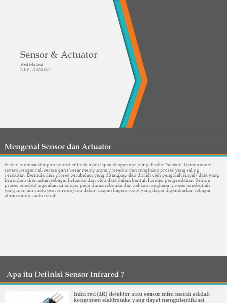 Pengantar Sensor dan Aktuator dalam Otomasi | PDF | Komputer