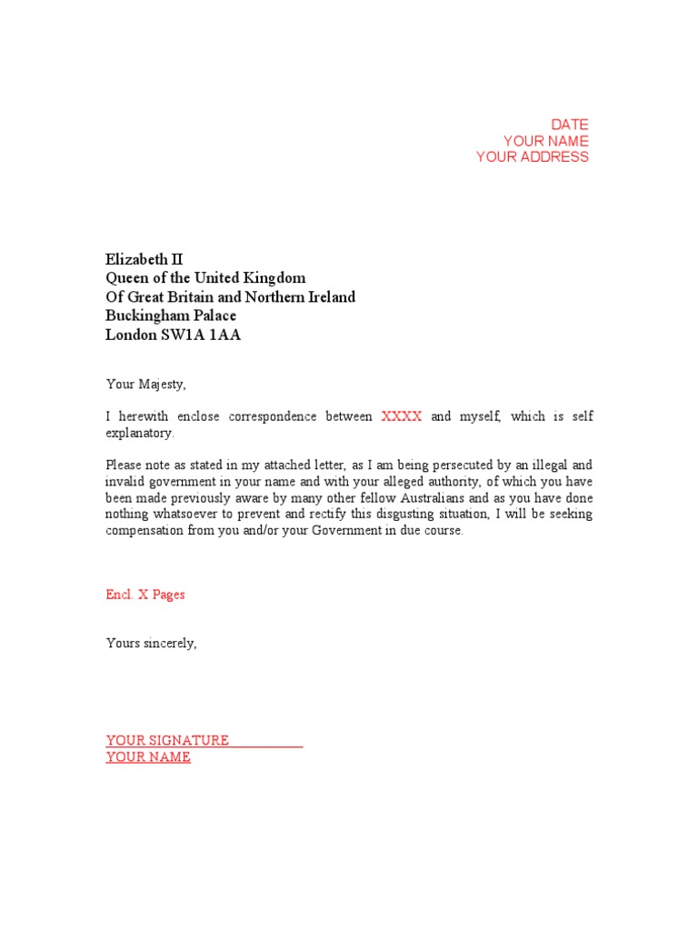 Queens Letter | PDF