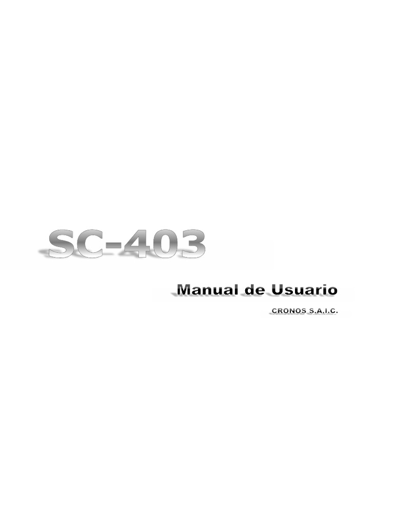 M SC-403 | PDF | Memoria USB | Hardware de la computadora