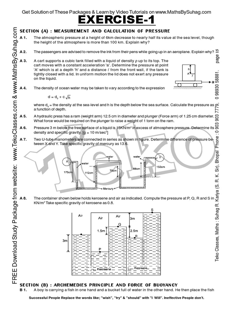 Fluid Mechanics Type 2 PART 2 of 2 ENG | PDF | Buoyancy | Density