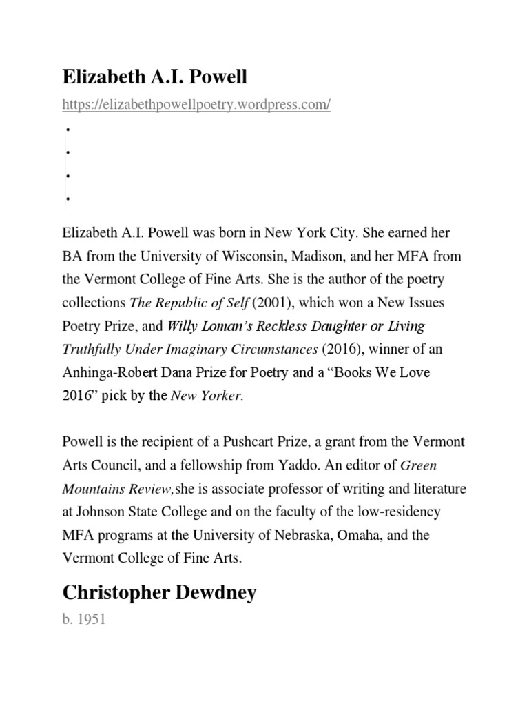 Elizabeth A.I. Powell: Truthfully Under Imaginary Circumstances (2016 ...