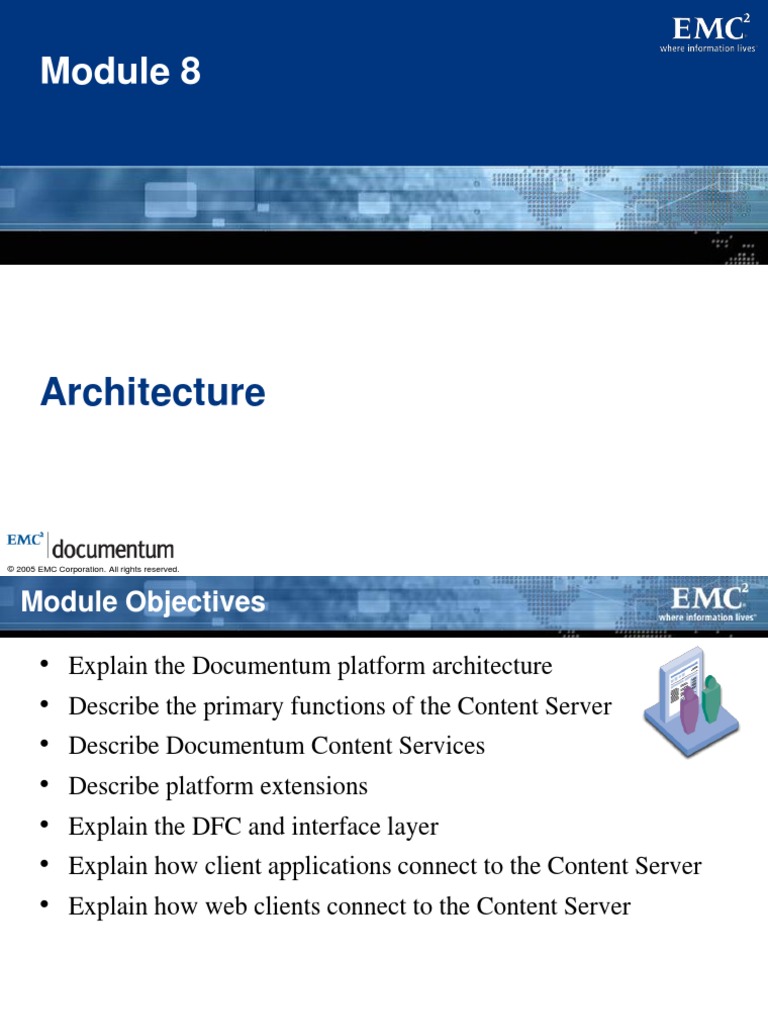 Corso Documentum Base - 5 Architecture | PDF | Application Programming ...
