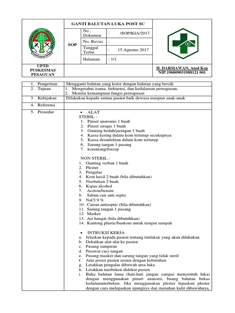 Perawatan Luka SC | PDF