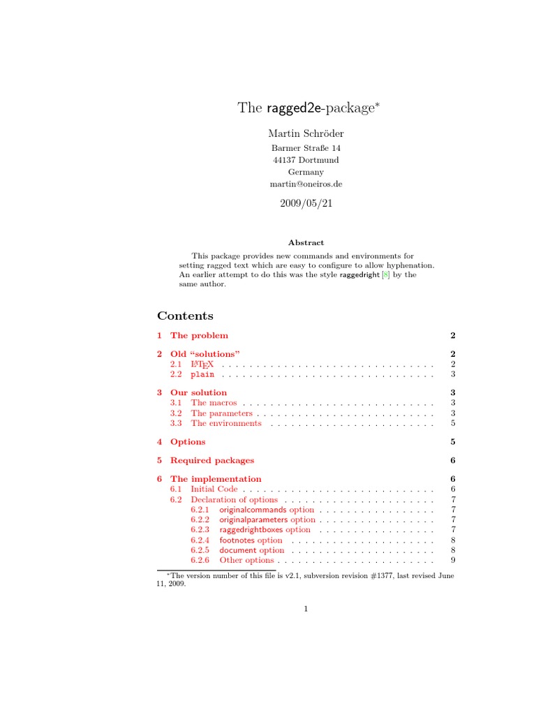 Configuring Ragged Text Settings in LaTeX with the ragged2e Package ...
