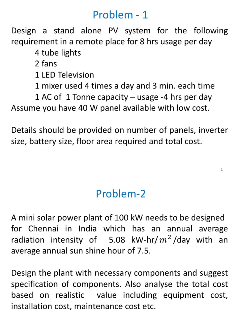 Solar Power System Design Guide | PDF | Home & Garden | Computers