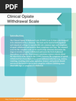 CINA Narcotic Withdrawal Scale | PDF | Nausea | Vomiting