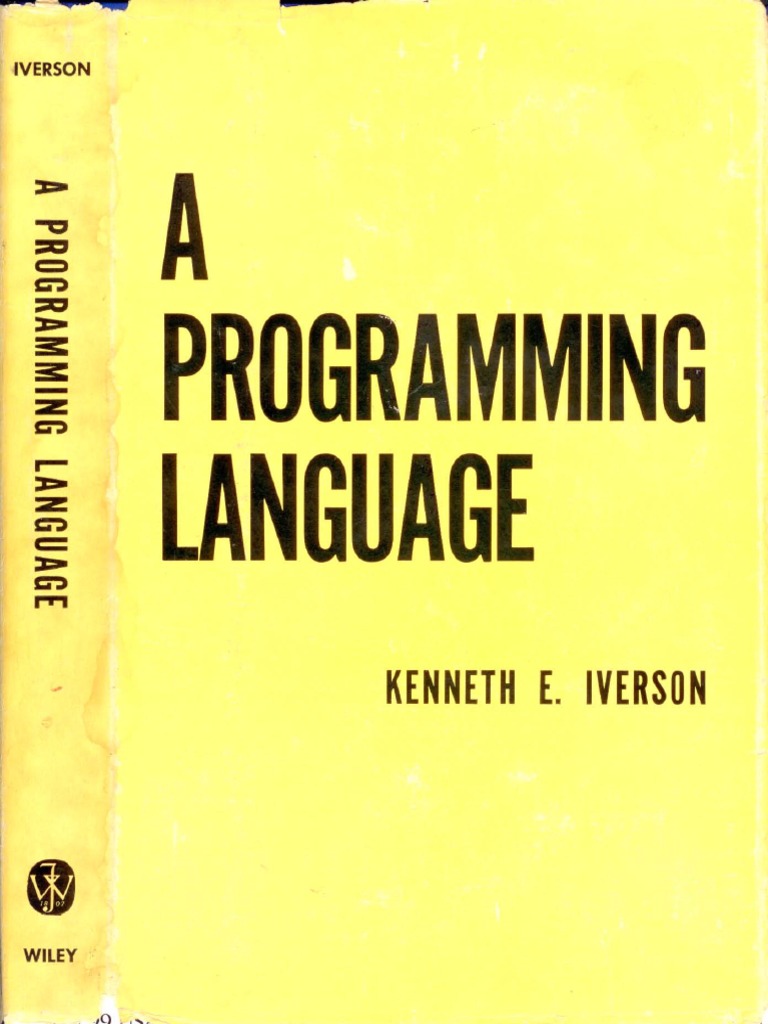 IVERSON - A Programming Language PDF | PDF