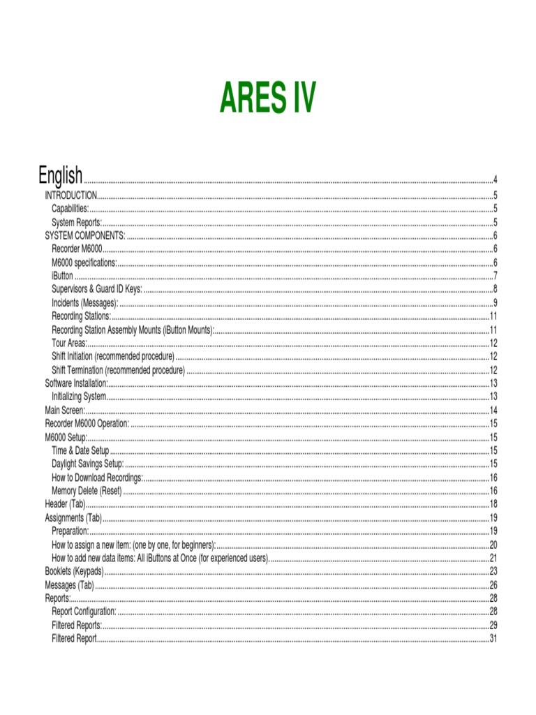 Ares IV - Centor | PDF | Light Emitting Diode | Battery (Electricity)