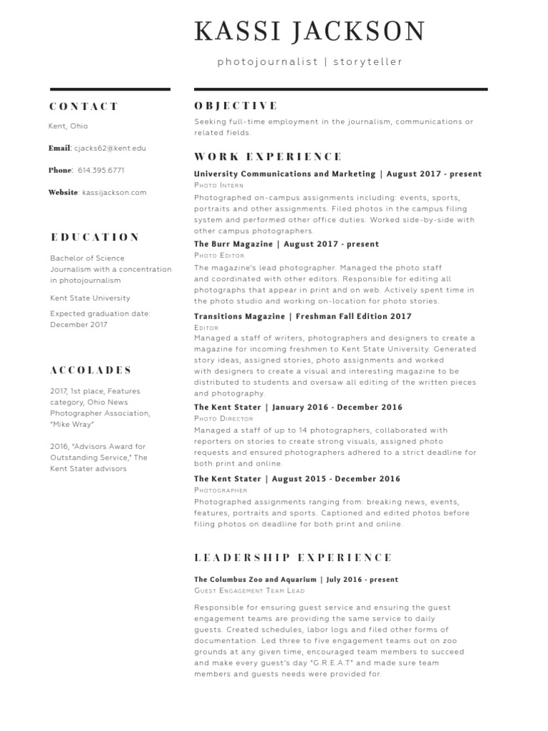 Jackson Resume | PDF