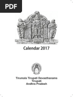 TTD Calendar 2025 | PDF
