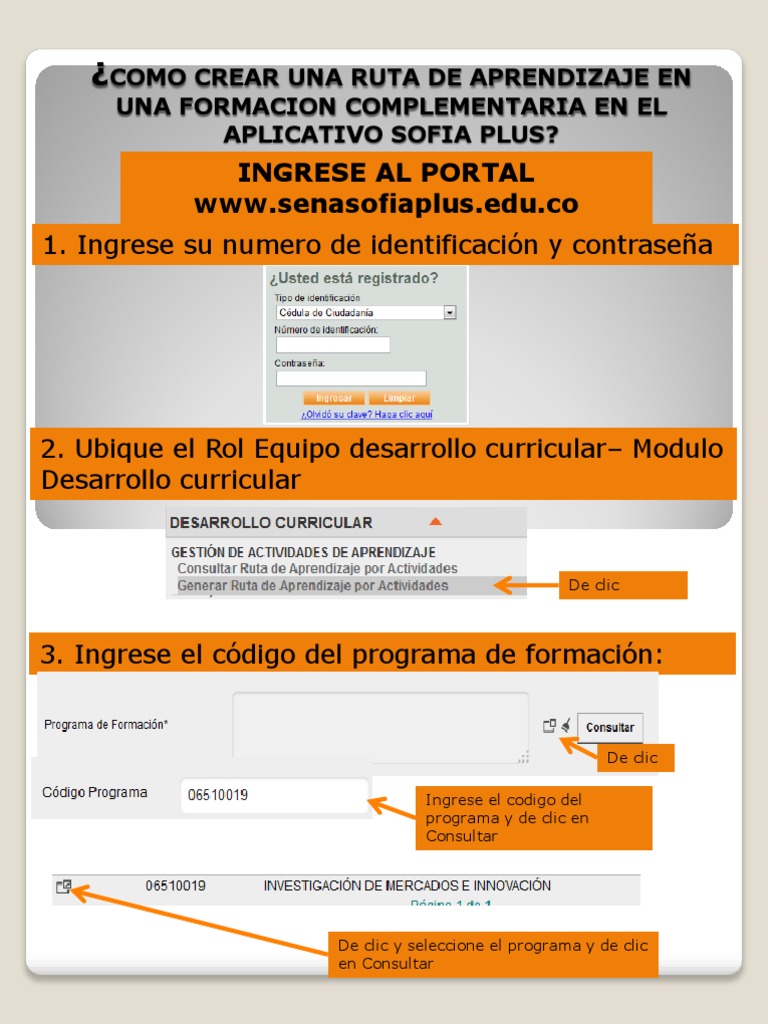 Como Crear Ruta De Aprendizaje Formacion Complementaria Pdf