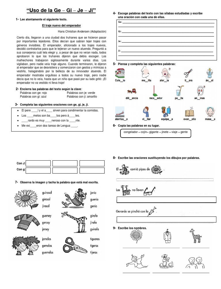 Guia Del Uso de La Ge Gi Je Ji | PDF