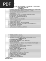 7 - Planificare - Dirigentie - Clasa - 7 2 Exemplare | PDF