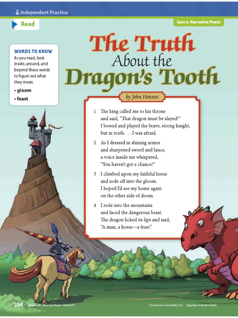 The Truth About The Dragon's Tooth | PDF